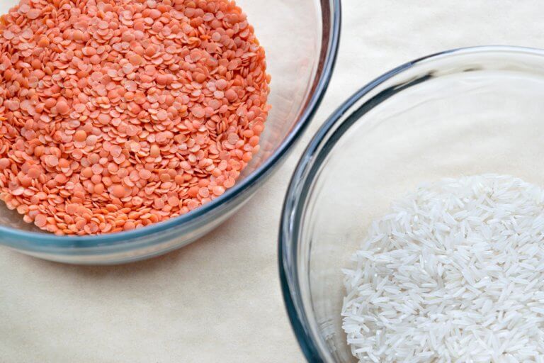 How to make: Spinach Masoor Daal with Basmati Rice - Nidhi Patel